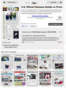 Newspaper Front Pages from Across the World – Skyje