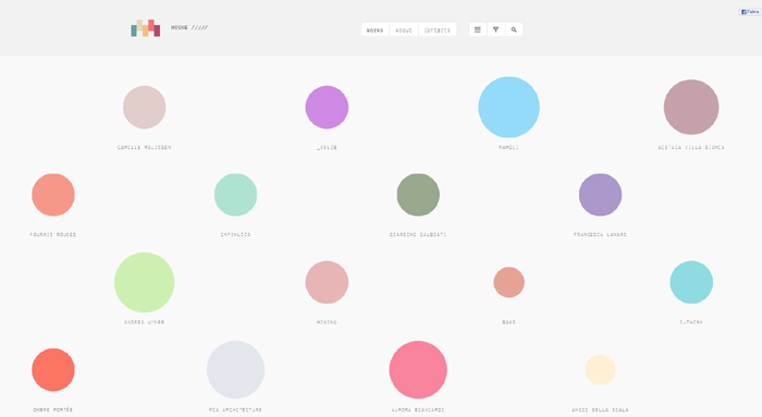 50 Inspiring Websites Using Geometric Shapes – Skyje